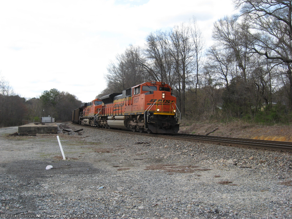 SB BNSF Scherer coal train